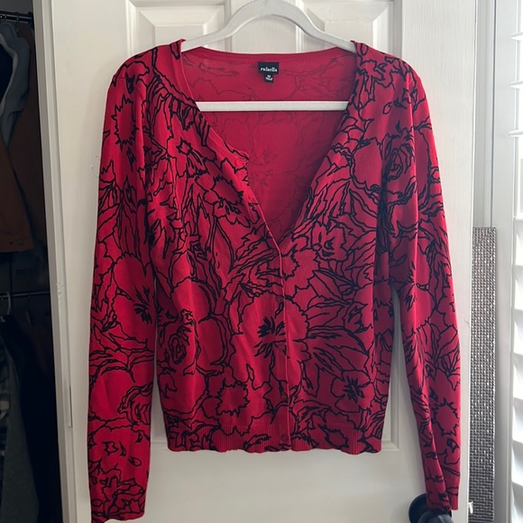 Rafaella | Sweaters | Vintage Floral Cardigan | Poshmark